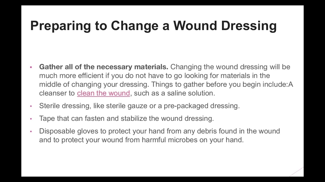 Changing A Soiled Dressing YouTube Changing A Soiled Dressing YouTube