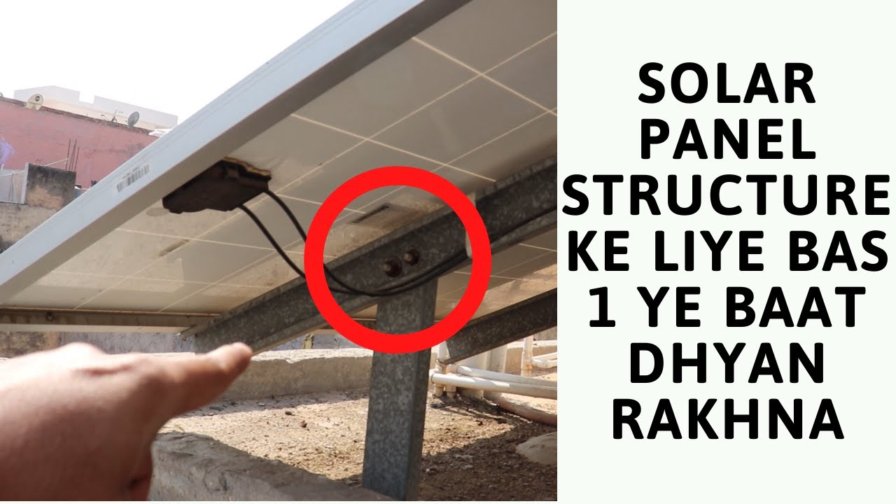 Solar Panel Installation | Solar Panel Stand Fitting + Solar Panel ...