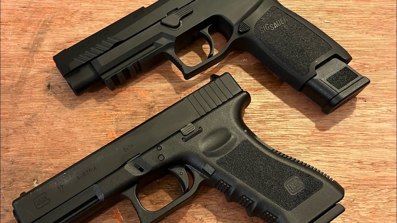 VFC Sig Proforce M17 vs GHK Glock 17 - YouTube