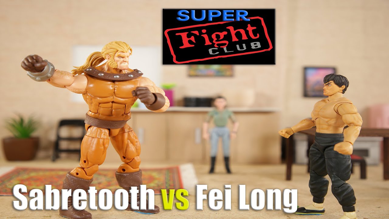 Super Fight Club - Sabretooth vs Fei Long | Marvel X-Men vs Street ...