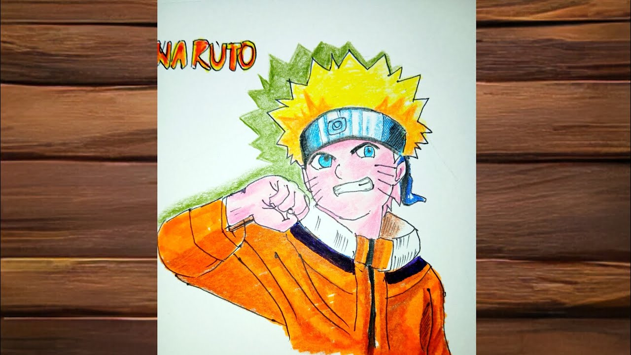 How to draw Naruto Uzumaki || How to draw anime || Naruto drawing ...