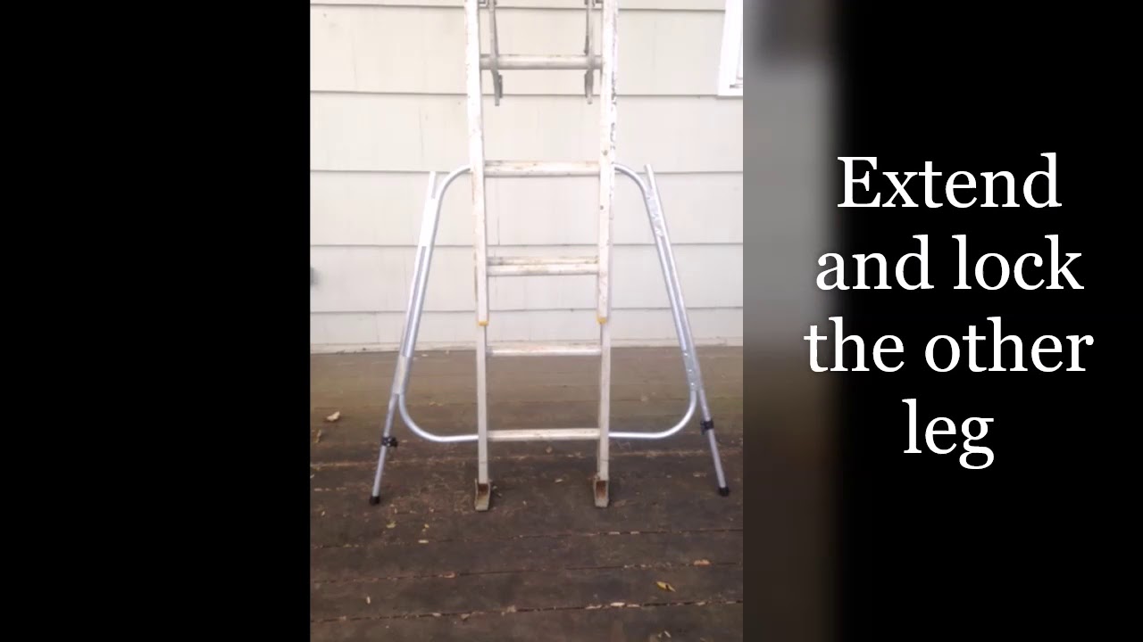 Ladder Side Stabilizer - YouTube