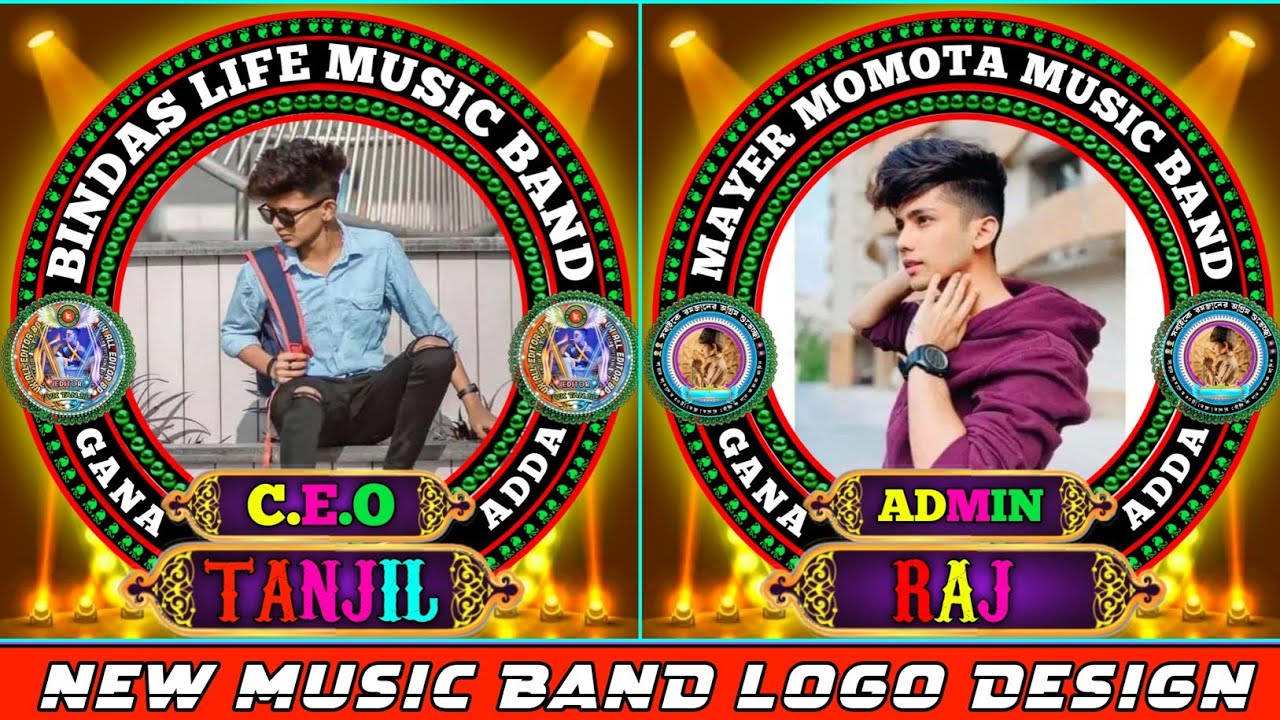 How to create messenger group logo || নতুন মিউজিক ব্যান্ডের লগো || New ...