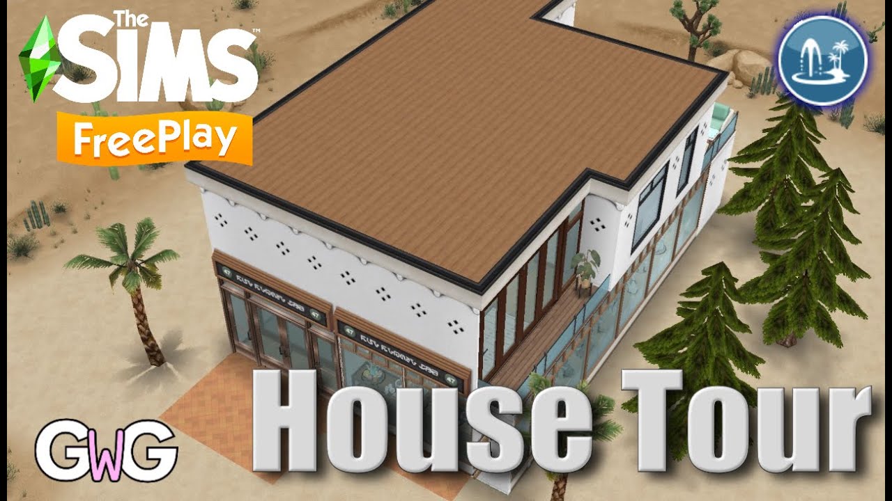 The Sims Freeplay- Forest Flat House Tour - YouTube