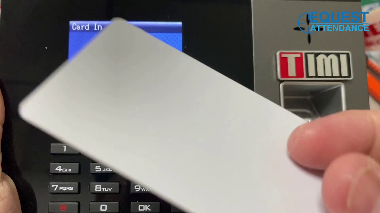 How to Register User Staff TIMI F500 Fingerprint Time Attendance Cara ...