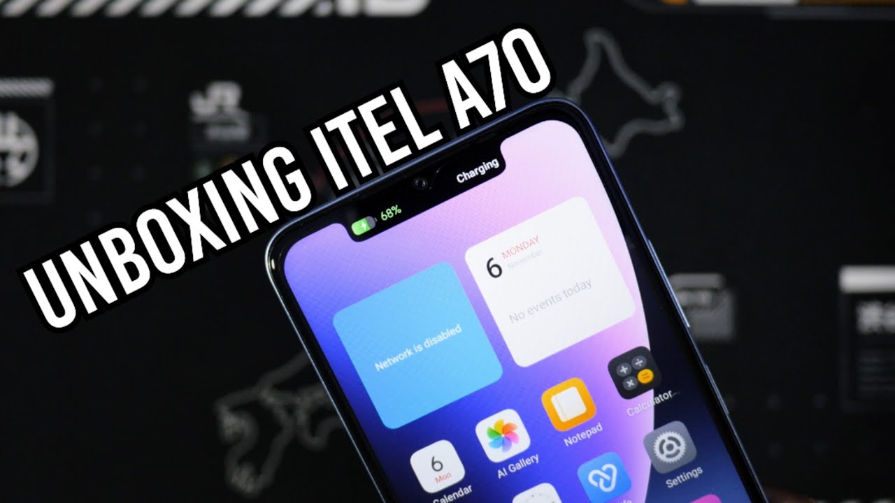 GA NYAMPE SEJUTA!! UNBOXING & REVIEW ITEL A70 AZURE BLUE - YouTube