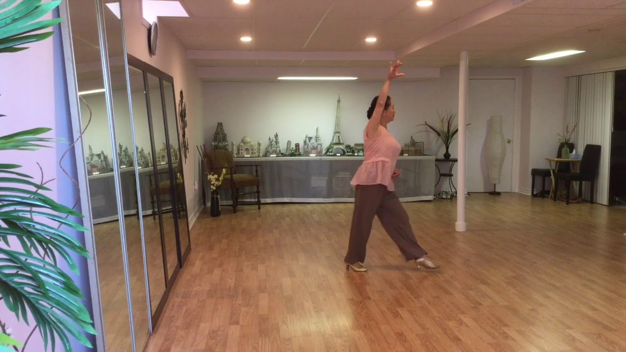 Cafe Tango FrancAis Line Dance (with teaching) - YouTube