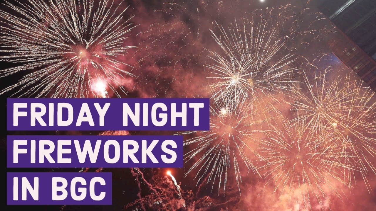 Friday Night Fireworks in BGC on Dec 2, 2022 - YouTube