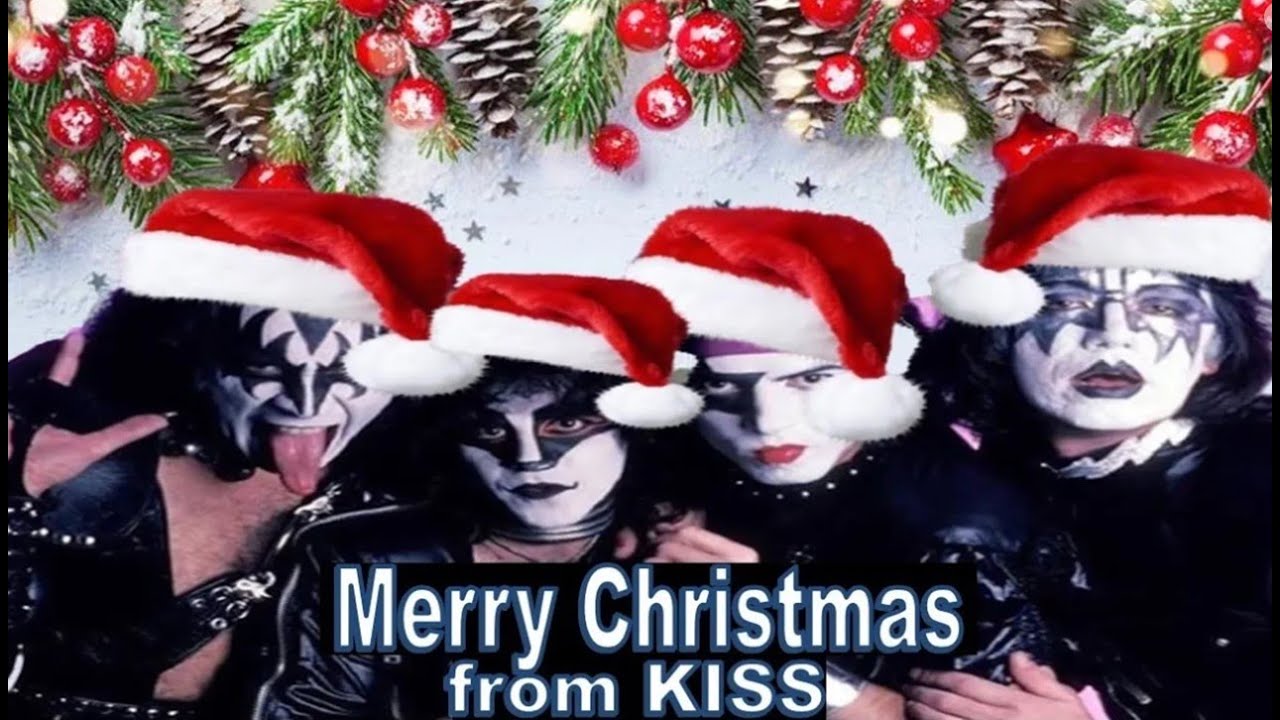 Merry Christmas from KISS Eric Carr, Ace Frehley, Paul Stanley and Gene ...