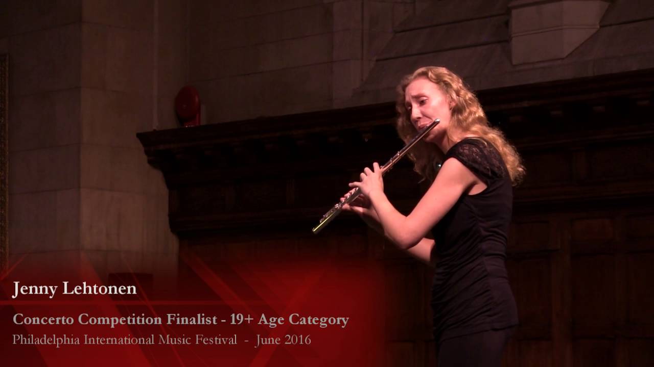 Ibert Flute Concerto - 3. Allegro scherzando - YouTube