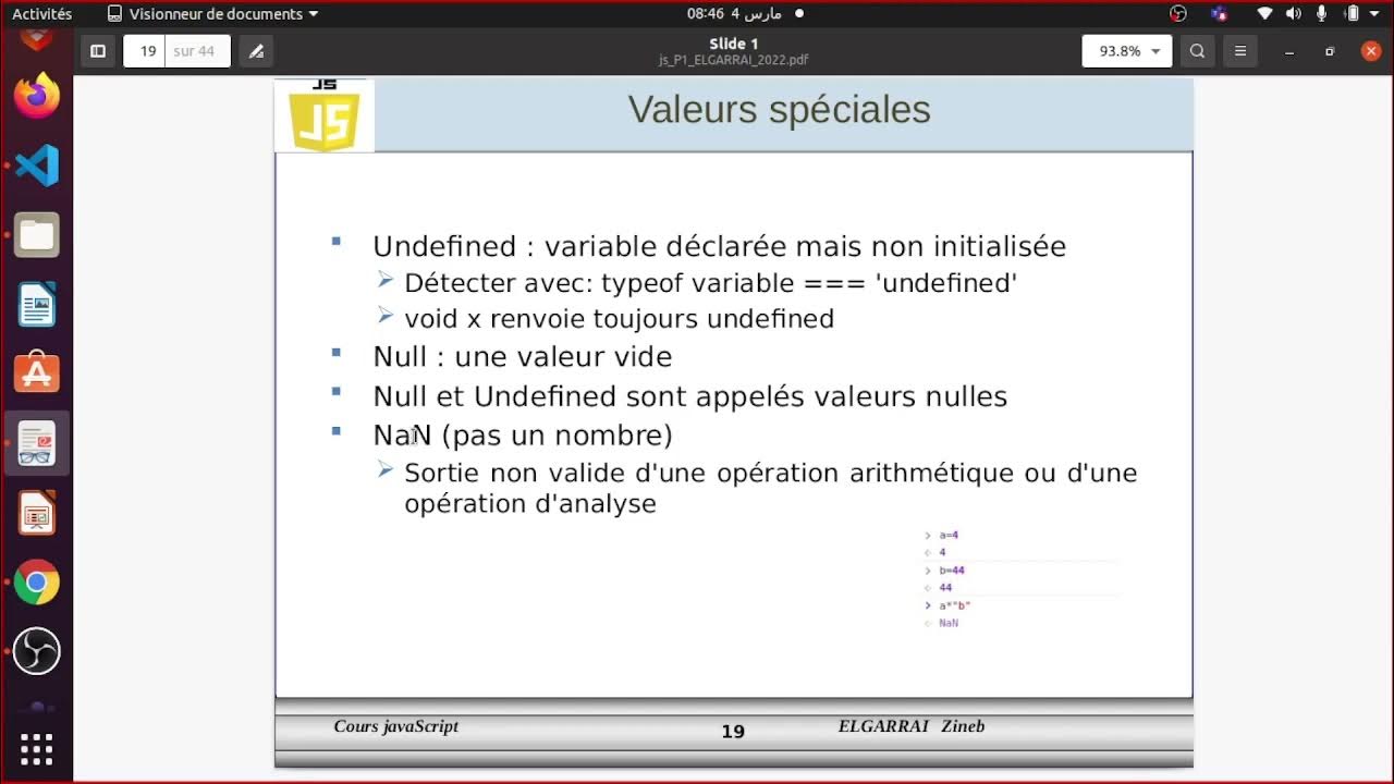 javascript Vidéo 4 : const / var / let / scope - YouTube