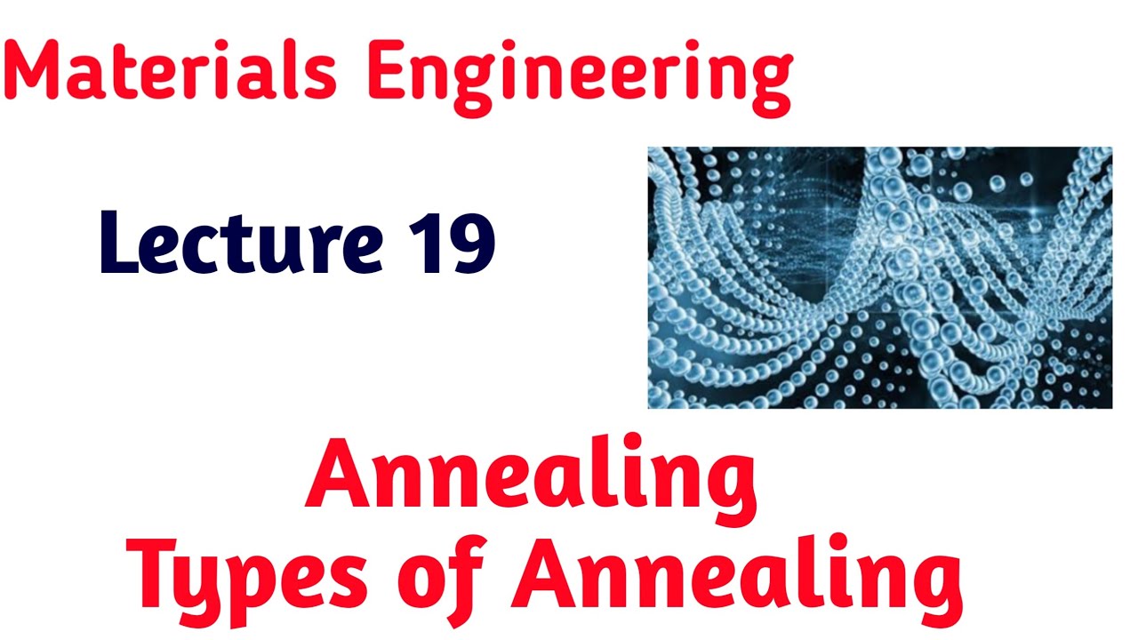 Annealing, Types of annealing - YouTube