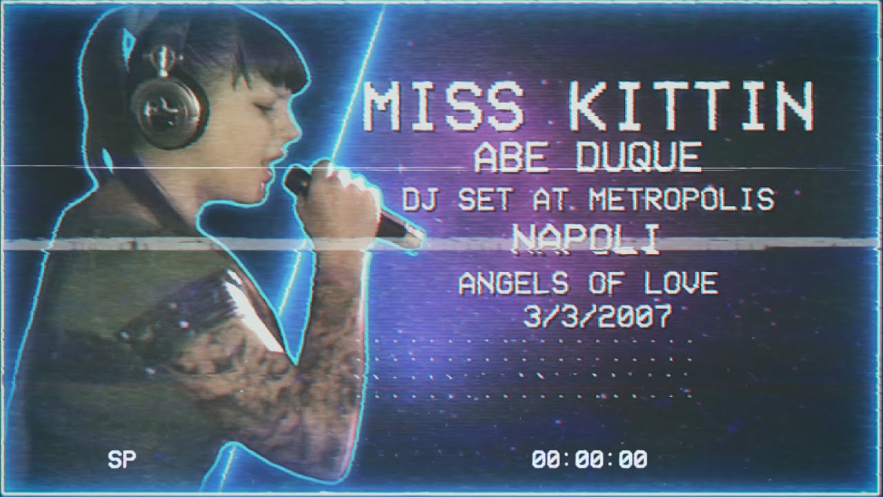 Miss Kittin Abe Duque DJ set at Metropolis Napoli Angels Of Love 3/3 ...
