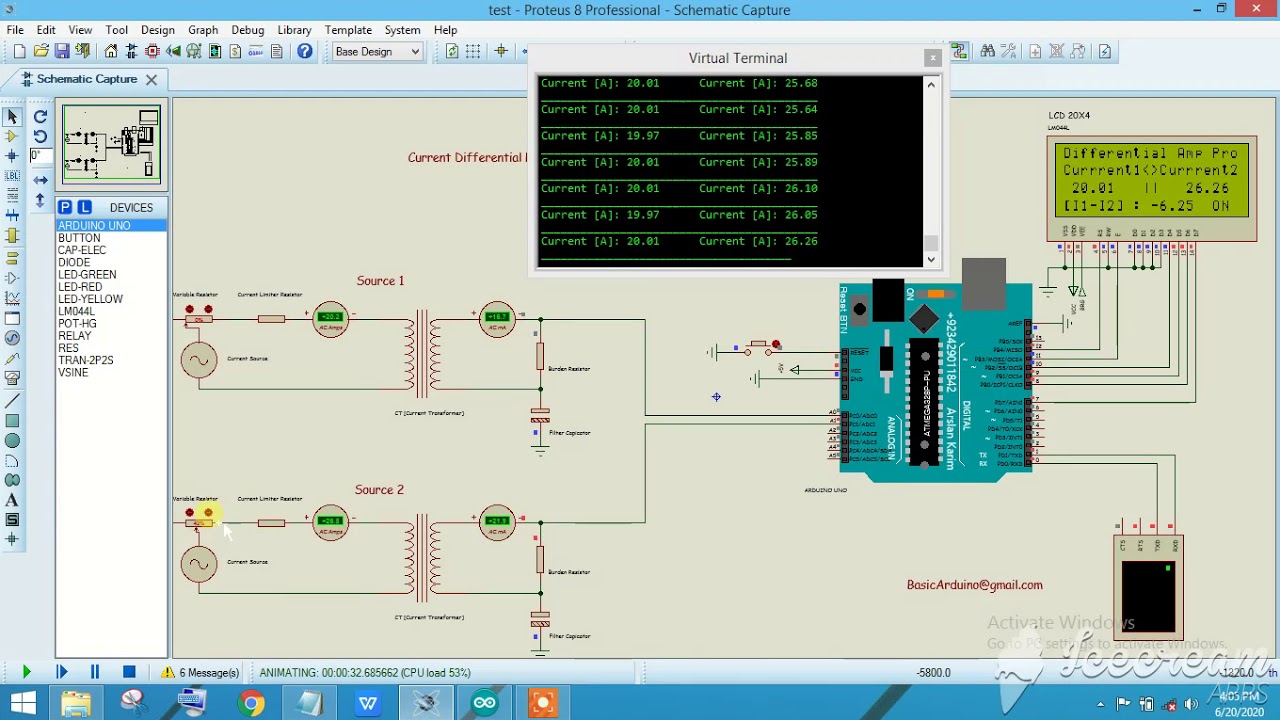 Current Differential Protection | Arduino | Code | Simulation - YouTube