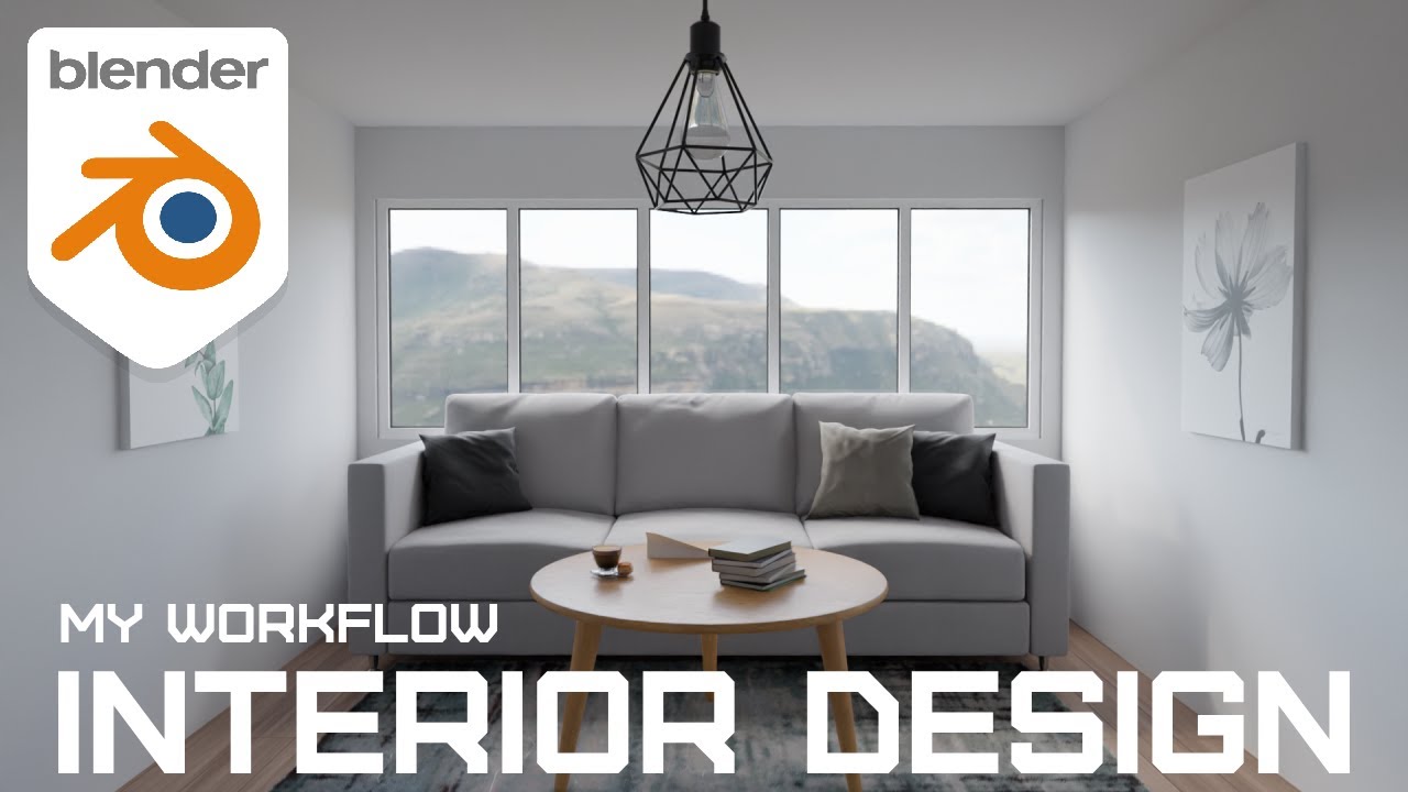 My Interior Design Workflow in BLENDER || BlednerSolo || - YouTube