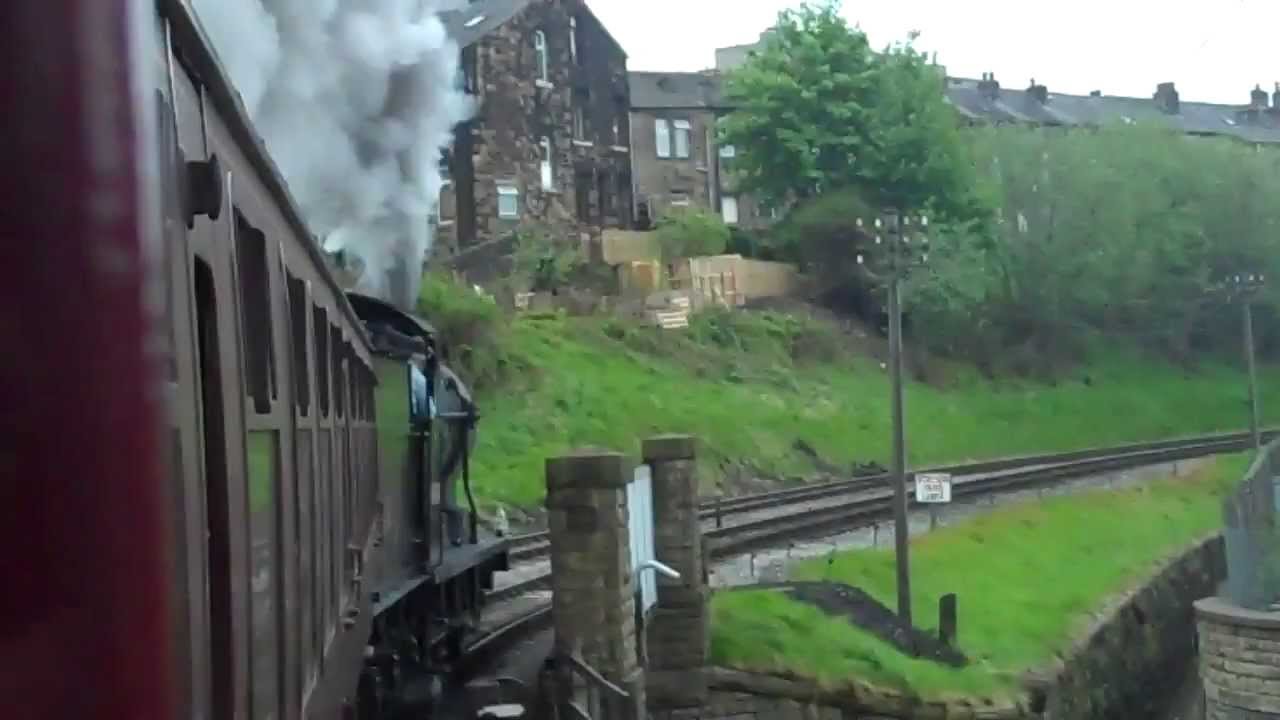 4F 43924 on the 'Haworth Haddock' on 18/5/13 *WHISTLES* - YouTube