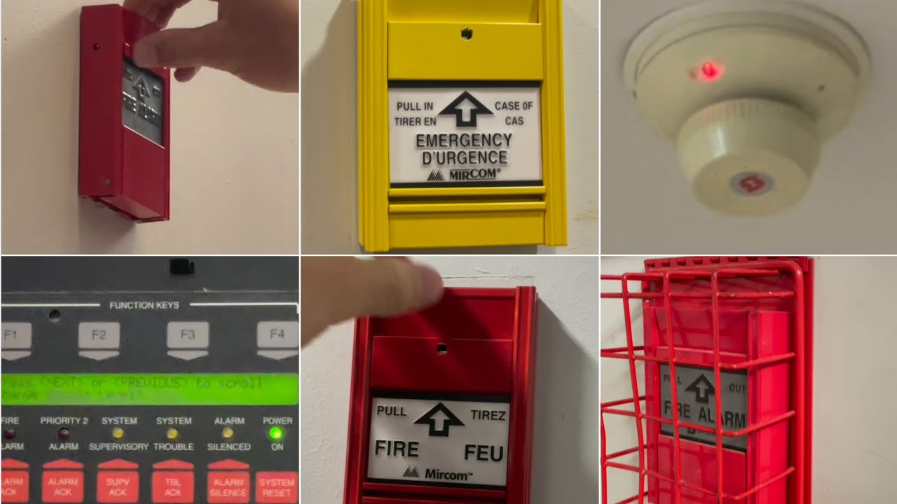 Fire Alarm testing a 1990s Simplex 4100 system - YouTube