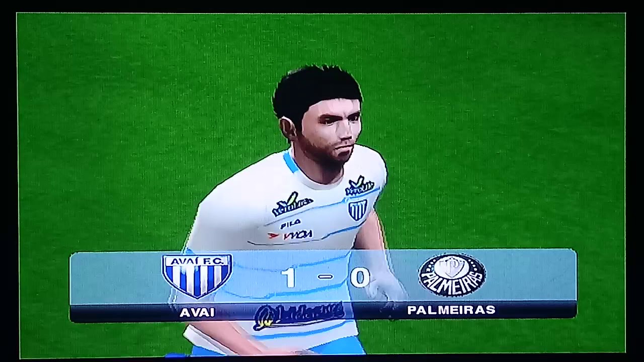 PES 2017 ( PS2 ) Campeonato Bras Sr A 2ª jornada Pal 2 + 1 Ava - YouTube