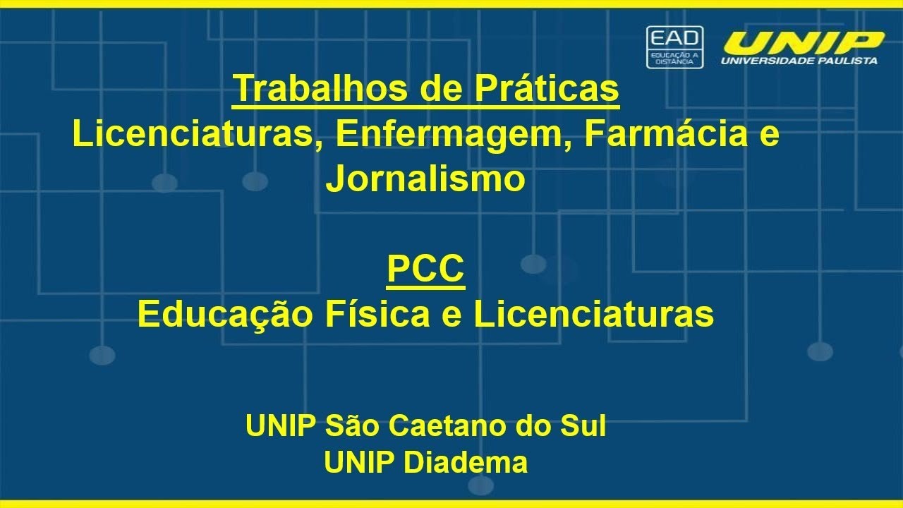 Práticas e PCC - Licenciaturas e Educação Física - YouTube