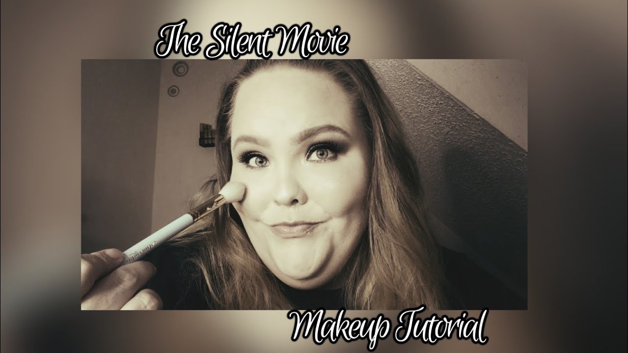 The Silent Movie Makeup Toturial - YouTube