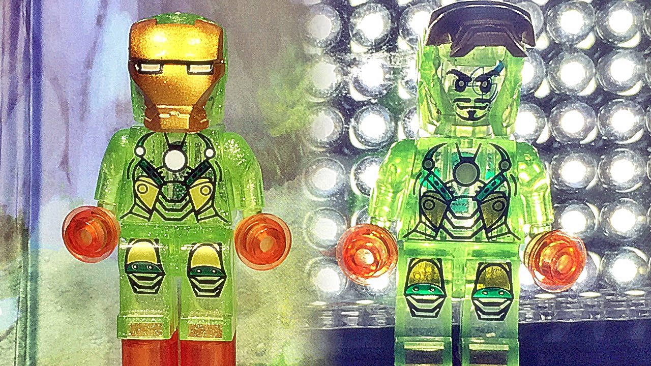 dargo 투명 아이언맨 마크 37 해머헤드 레고 짝퉁 미니피겨 Lego knockoff iron man mk37 Hammer ...