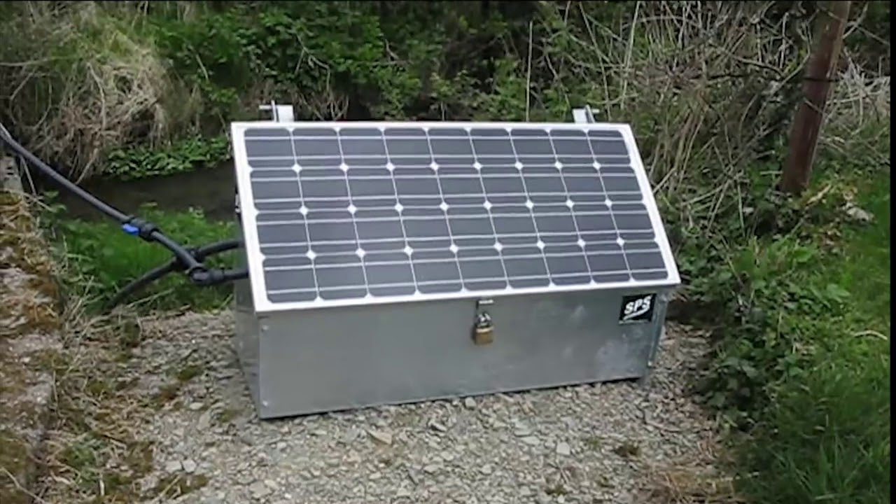 SPS Solar Powered Water Pump - YouTube