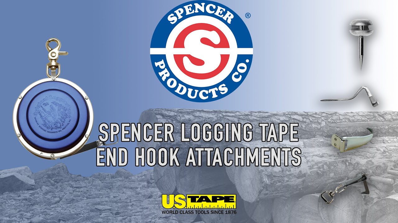 Spencer Logging Tape: End Hook Attachments - YouTube