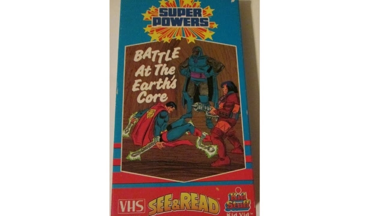 See and read super powers battle at the earth's core vhs 1985 SP mode ...