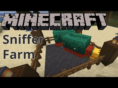 Minecraft: Sniffer Farm - YouTube