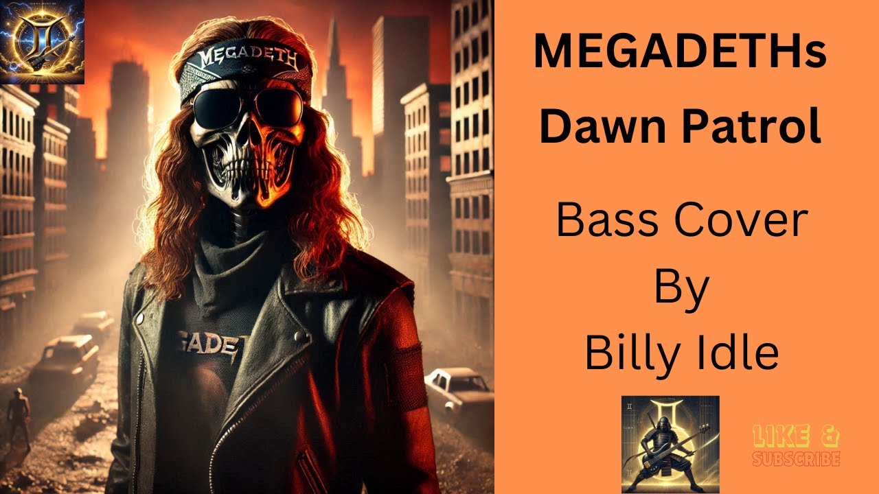 MEGADETH "Dawn Patrol" - Bass Cover with Enhanced Visuals by Billy Idle ...