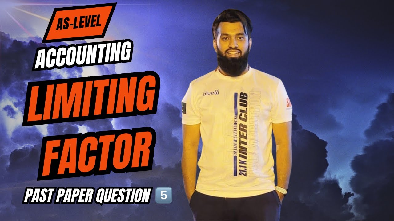 Marginal Costing- Limiting Factor -5 - YouTube