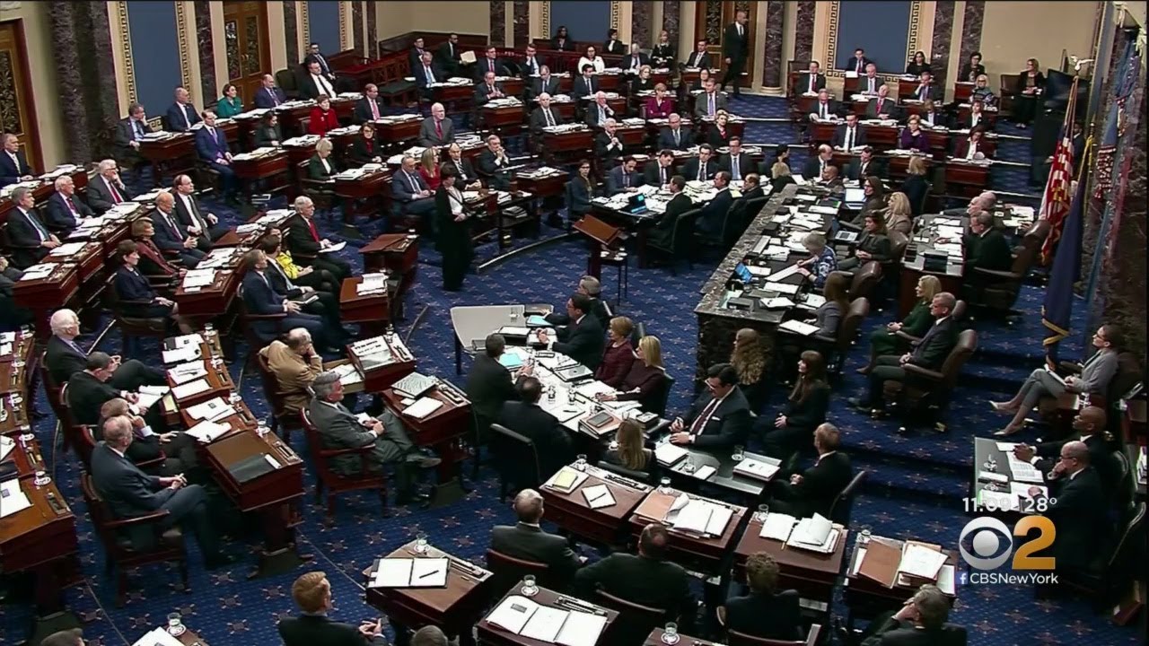 Senators Argue Into The Night About Impeachment Trial Rules - YouTube