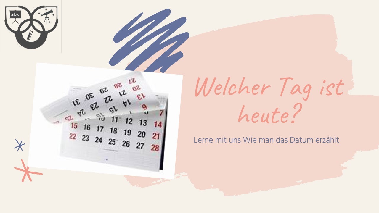 Deutsch als fremdsprache: Das Datum - YouTube