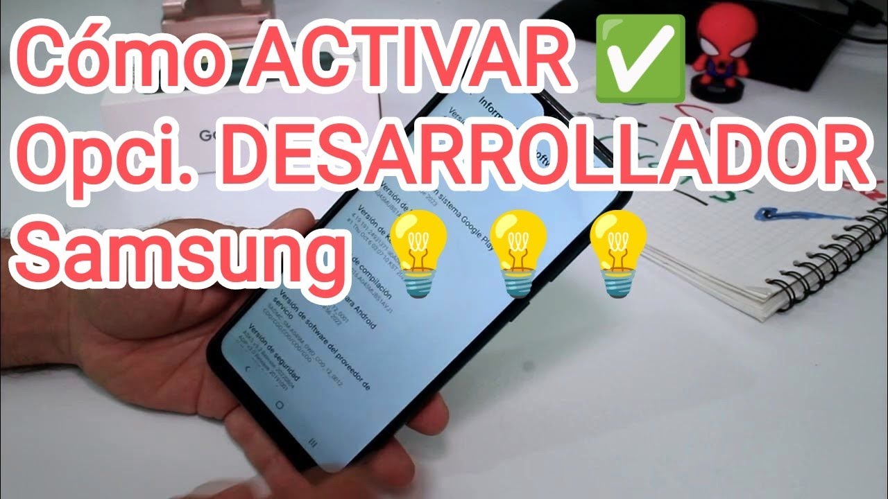 Cómo activar las opciones de desarrollador en Samsung Galaxy A06 A05 ...
