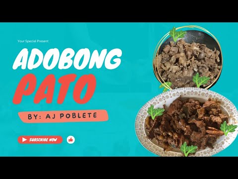 Filipino favorite Adobong Pato ||JAYPEE AUCSAP VLOGS - YouTube
