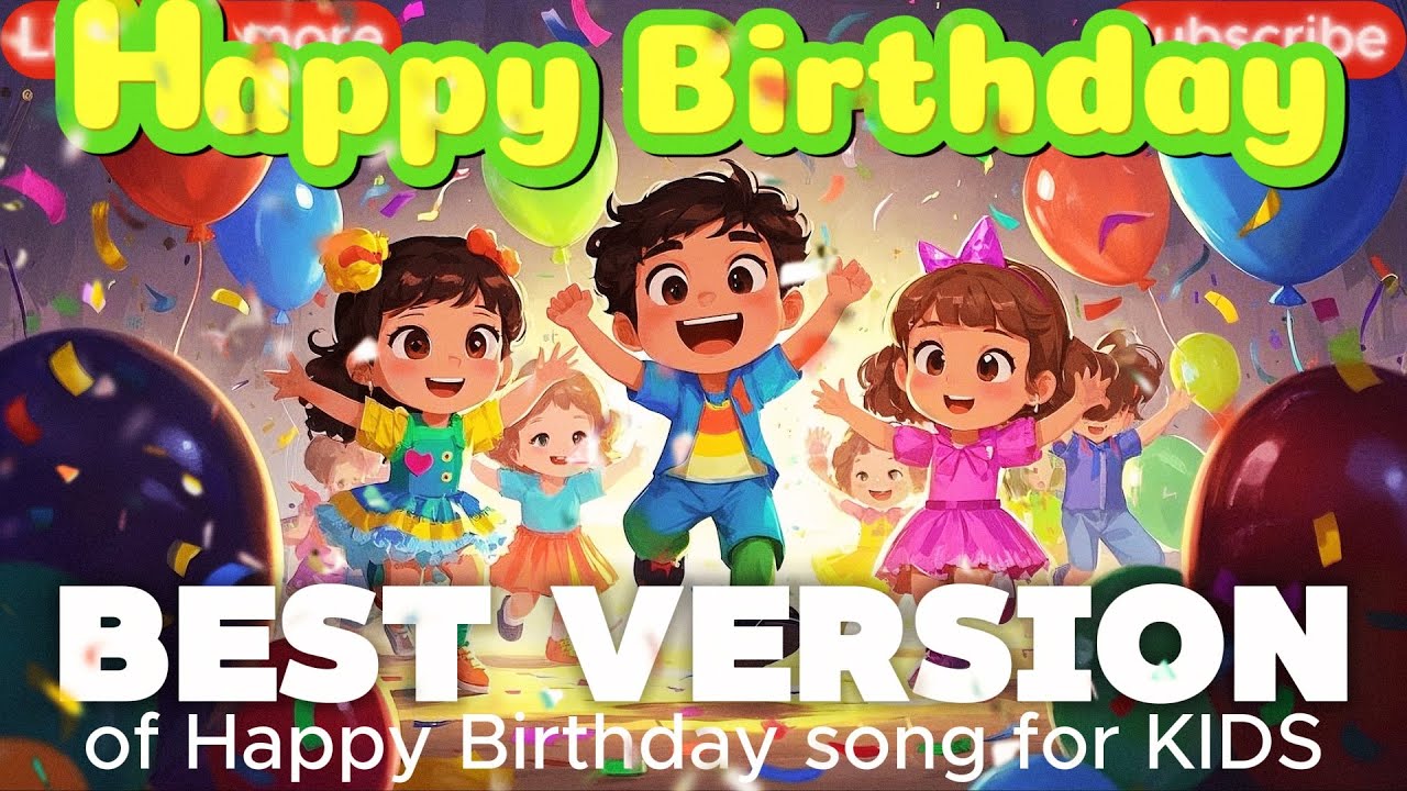 Happy Birthday song for KIDS | The best VERSION of HAPPY BIRTHDAY SONG ...