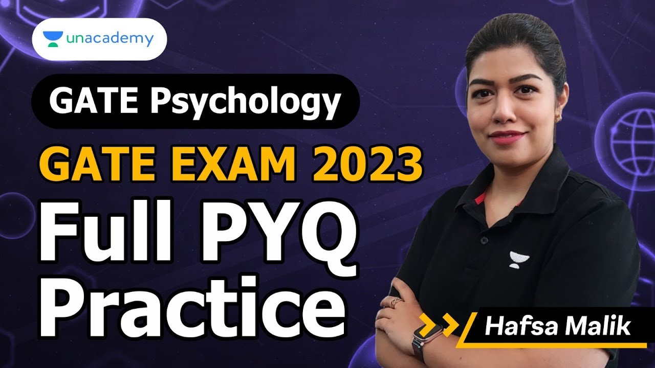 Gate Exam 2023 Full PYQ Practice | GATE Psychology | Hafsa Malik ...
