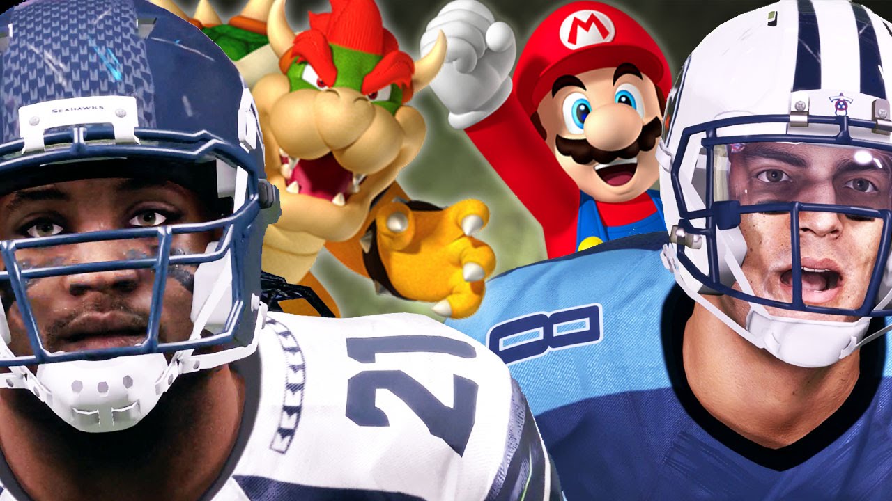 Madden 16 Career Mode Gameplay Ep. 7 - SUPER MARIO Takes on L.O.B. Kam ...