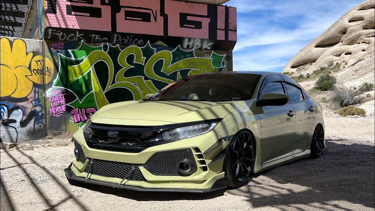 Full walk around of my 2019 bagged civic - YouTube