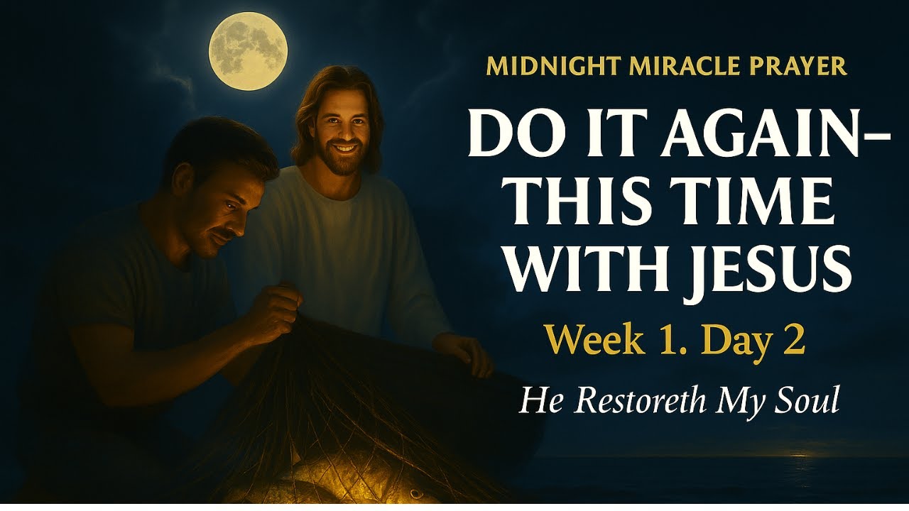 MIDNIGHT MIRACLE PRAYER: DO IT AGAIN - THIS TIME WITH JESUS - YouTube