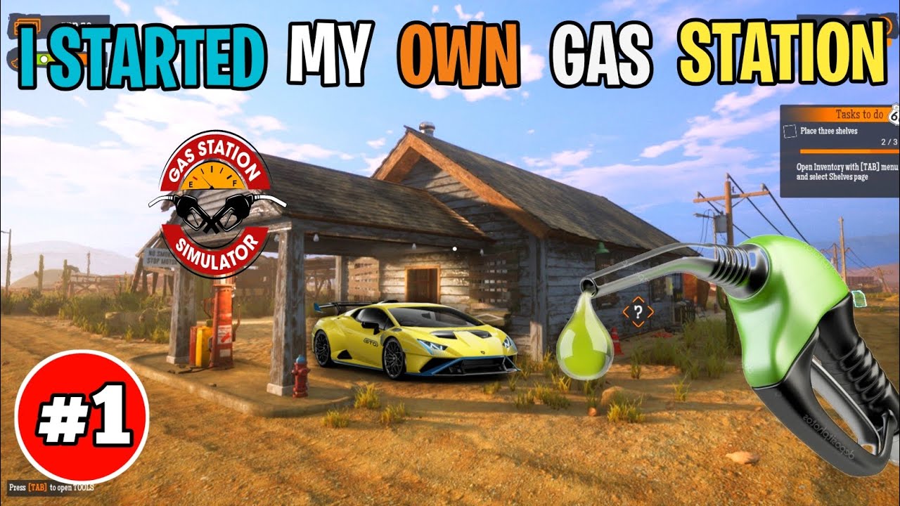 I STARTED PETROL PUMP BUISNESS ⛽ 🔥 || GAS STATION SIMULATOR GAMEPLAY #1 ...