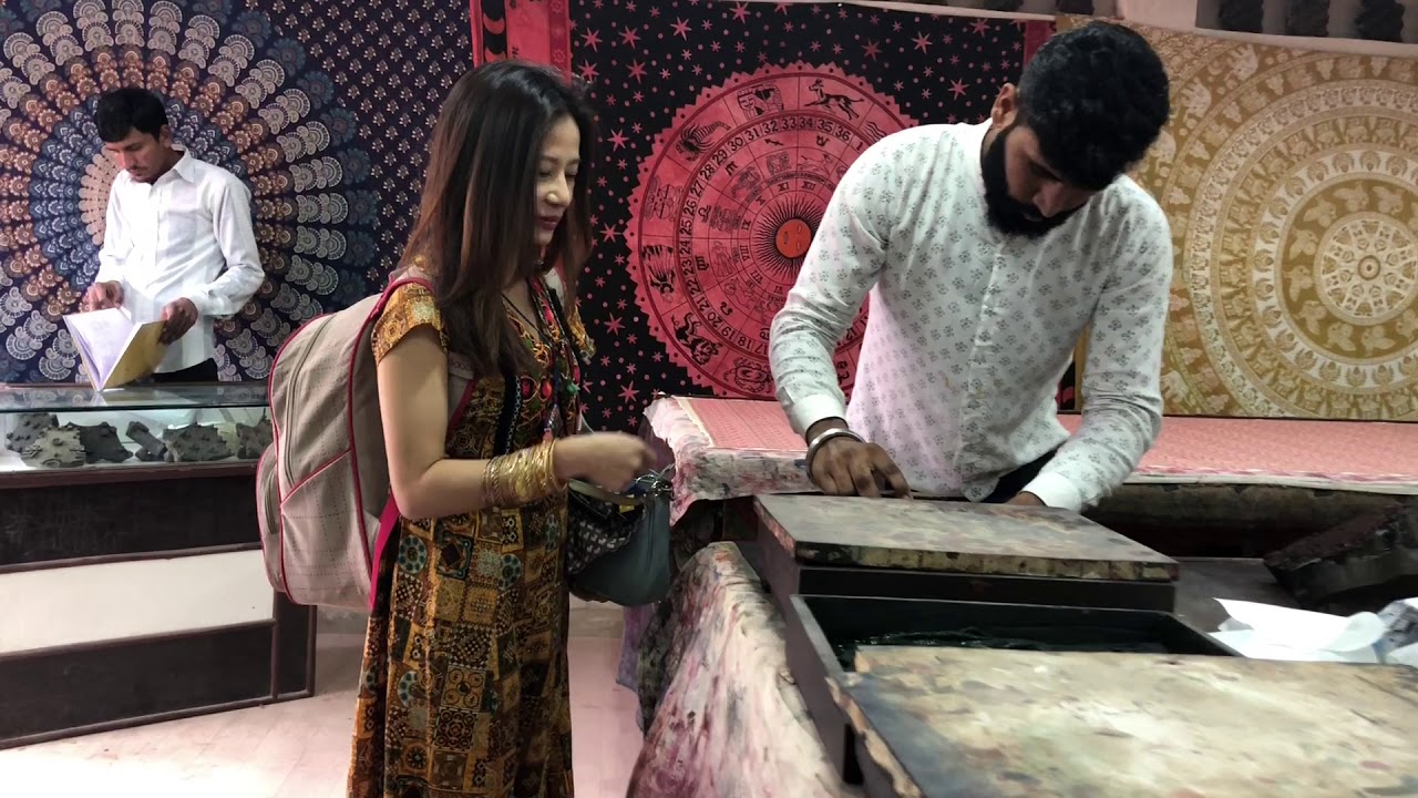 Jaipur Trip 2020: Hand Block Printing - YouTube