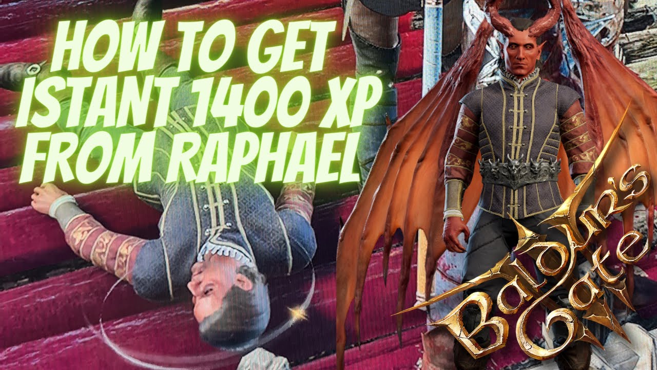 BG3 Knockout Raphael for 1400 XP Act 1 Tactician mode fast Walkthrough ...