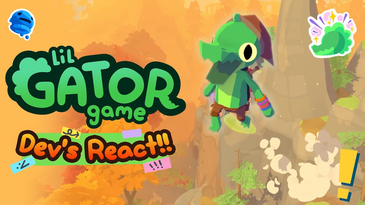 Lil Gator Game | Developers React to Speedrun - YouTube