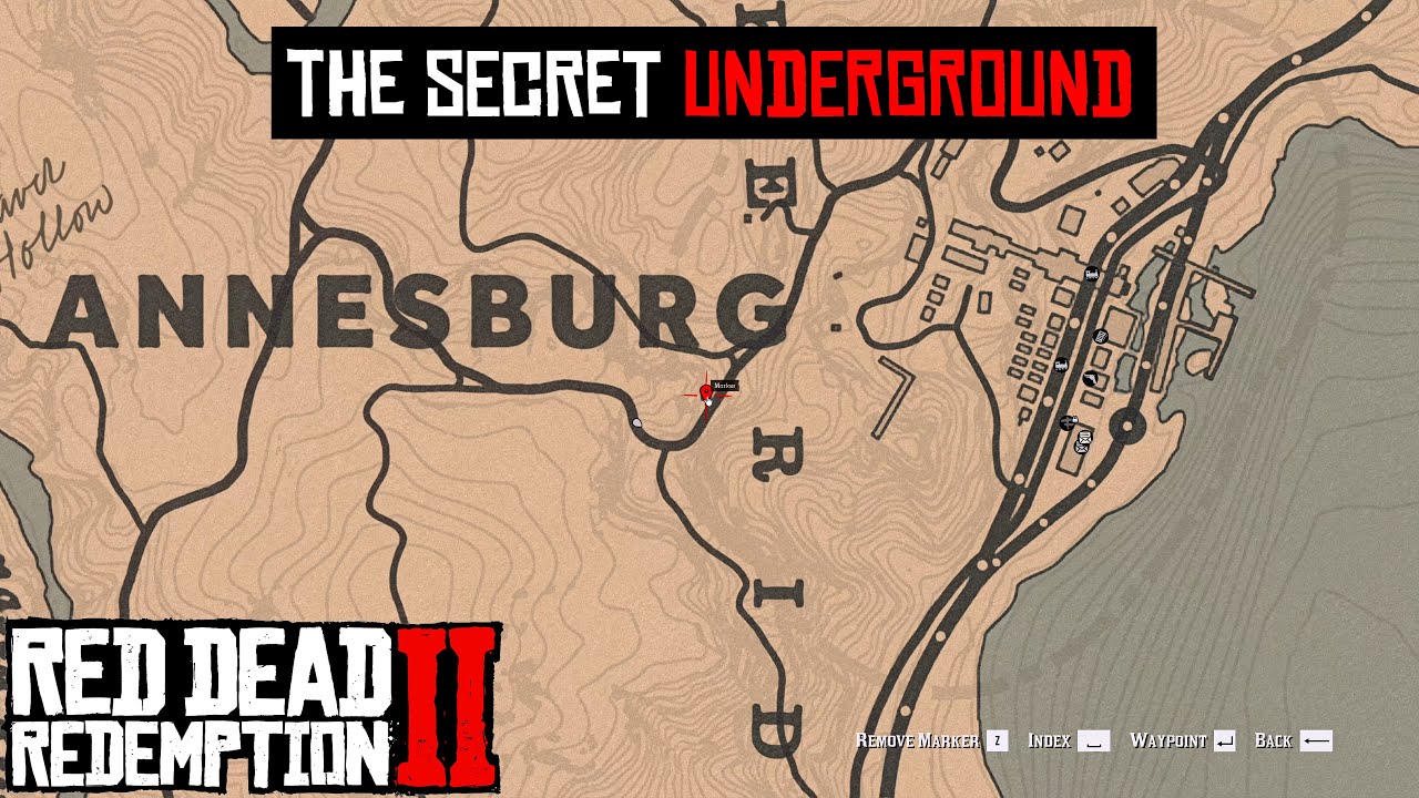 The secret underground in Annesburg - RDR2 - YouTube