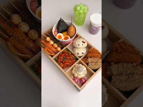 Make lunch with me. 🥟🍙🧋 #asmr #satisfying #aesthetic #lunch #food #lifestyle #ramen #fyp #shorts