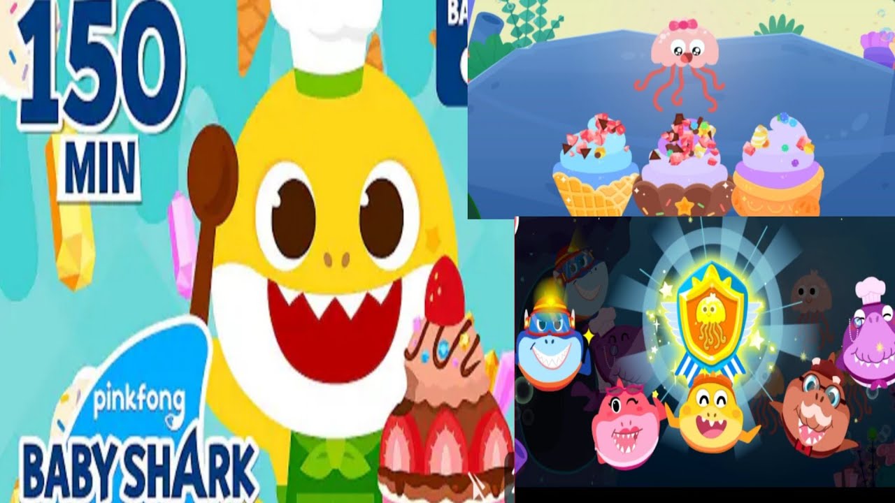Let s Make a Fin -Tastic Ice cream 🍦 with Baby Shark/+Compilation W ...