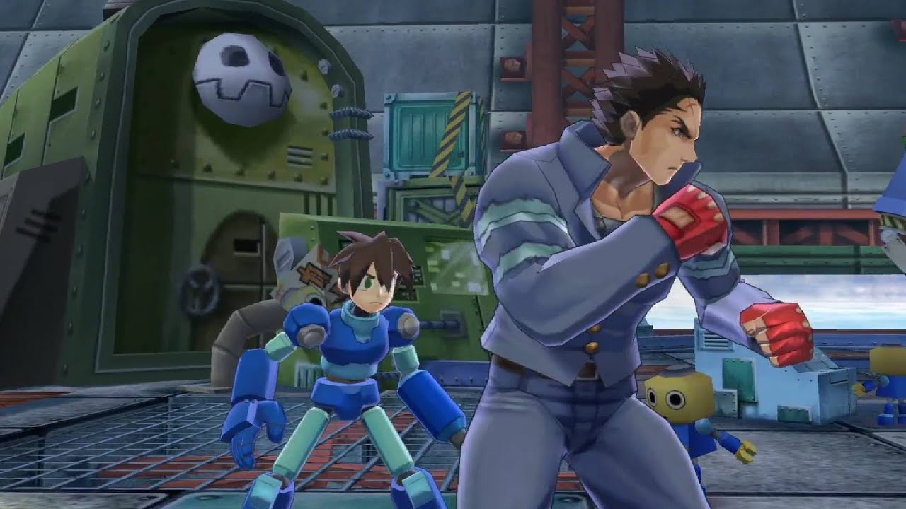 MegaMan Volnutt and Batsu Playthrough Tatsunoko vs Capcom - YouTube