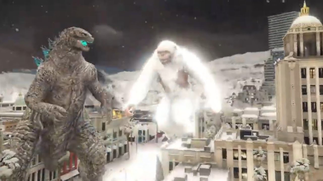 Godzilla VS The Yeti | GTA 5 - YouTube