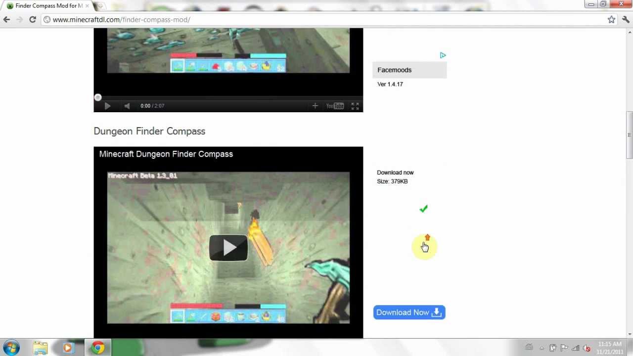 How to Install Finder Compass Mod for Minecraft 1.2.5 - YouTube